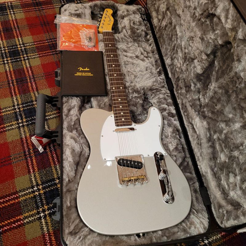 New Fender Telecaster Electric Guitar Inca Silver | MIJ 2019 Limited ...