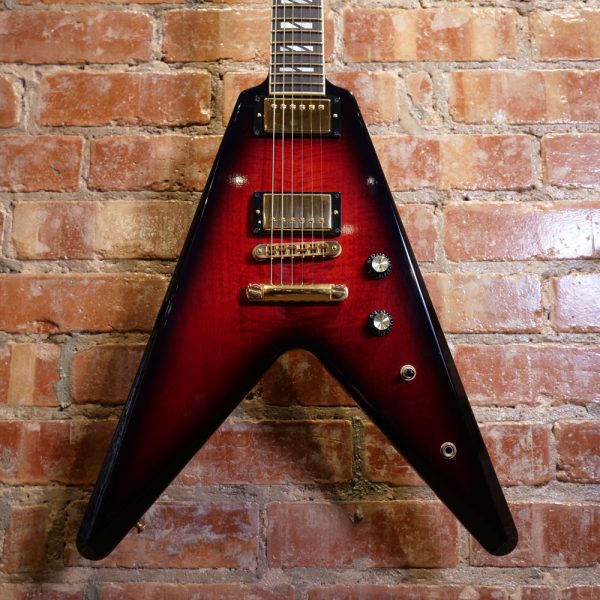 Used Gibson 50th Anniversary Flying V Electric Guitar Brimstone Burst ...